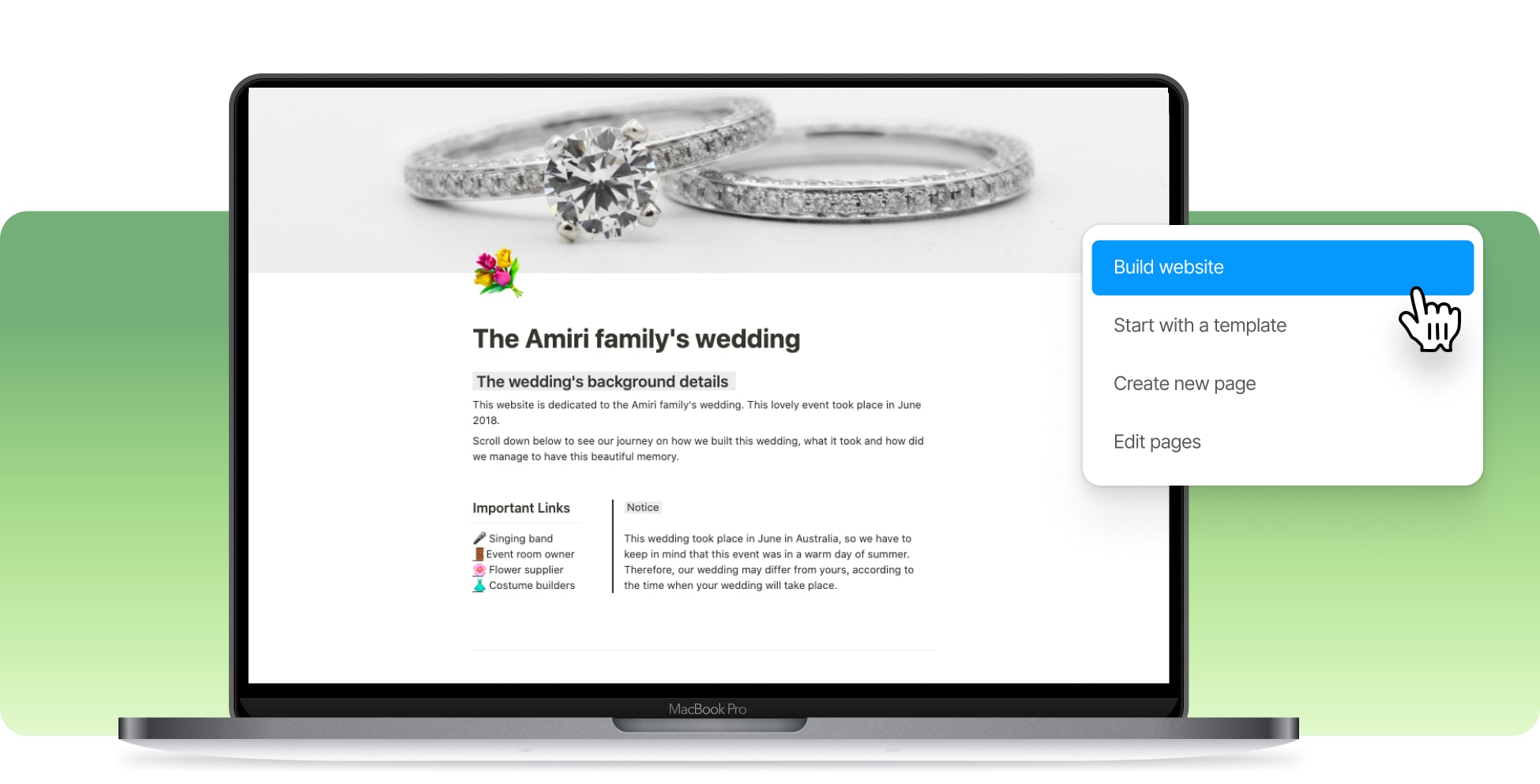 How to start a wedding website | Beachweddingtips.com